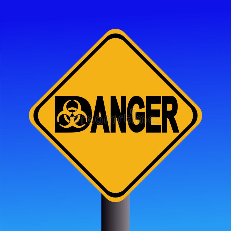 Biohazard danger sign stock vector. Illustration of chemical - 29051561
