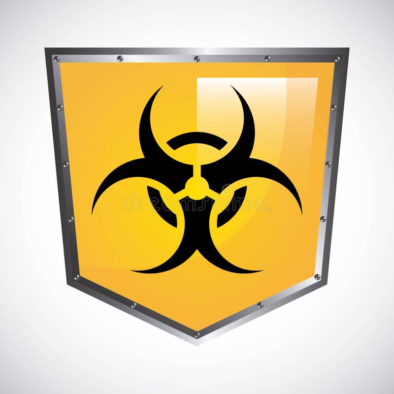 Biohazard design stock illustration. Illustration of bright - 45920087