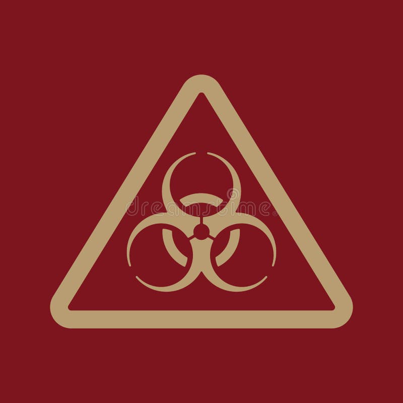 The Biohazard Icon. Biohazard Symbol Stock Vector - Illustration of ...