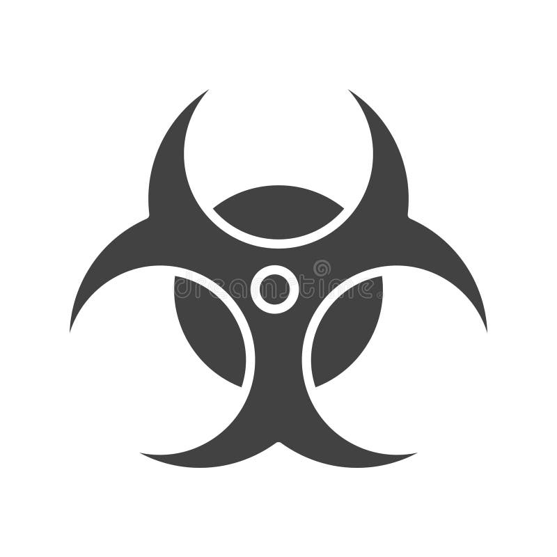 Biohazard Icon Vector Image. Stock Vector - Illustration of vector ...