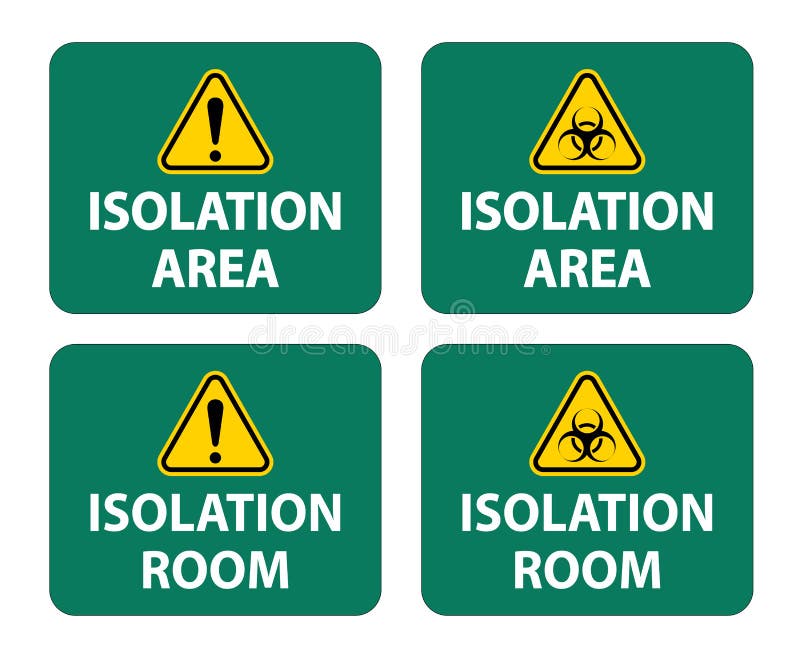 Isolation Area Sign on White Background,Vector Illustration EPS.10 ...