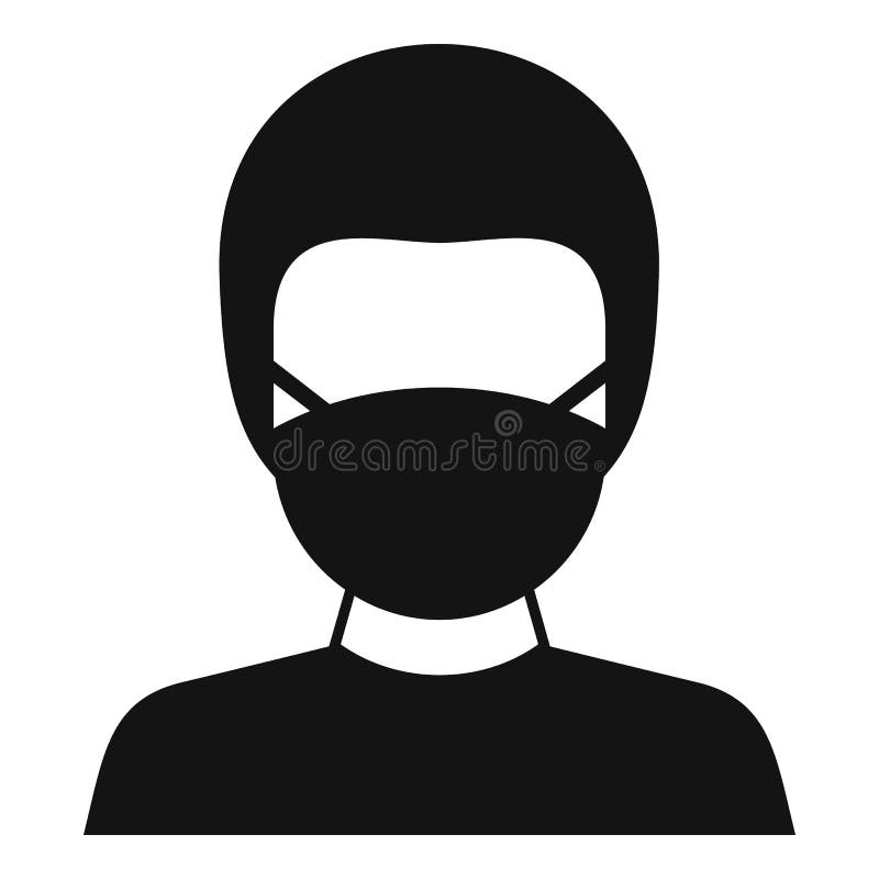 Biohazard Lab Man Icon, Simple Style Stock Vector - Illustration of ...