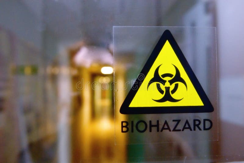 Biohazard logo stock image. Image of laboratory, education - 19255763