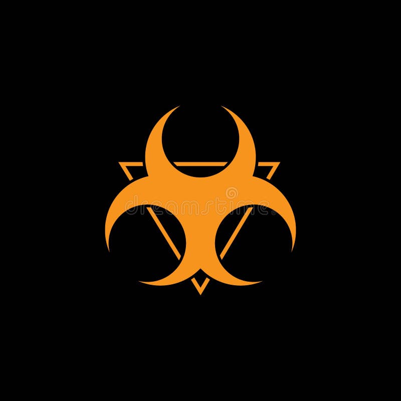 Biohazard logo stock vector. Illustration of nature - 243574901