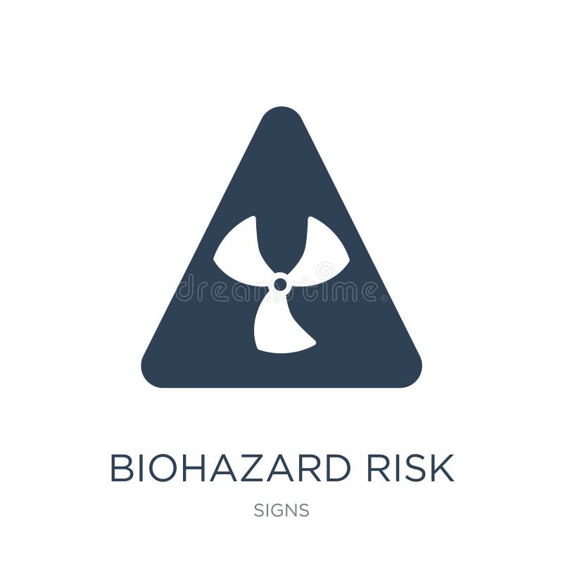 Risk Icon in Trendy Design Style. Risk Icon Isolated on White ...