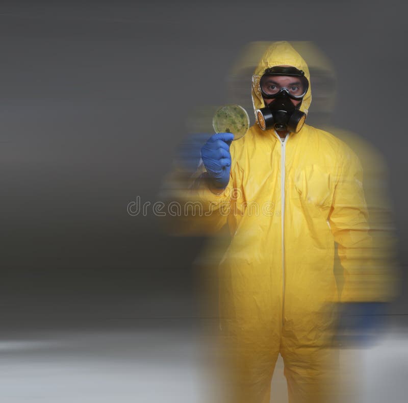 Biohazard stock image. Image of chemical, clothing, person - 43398779