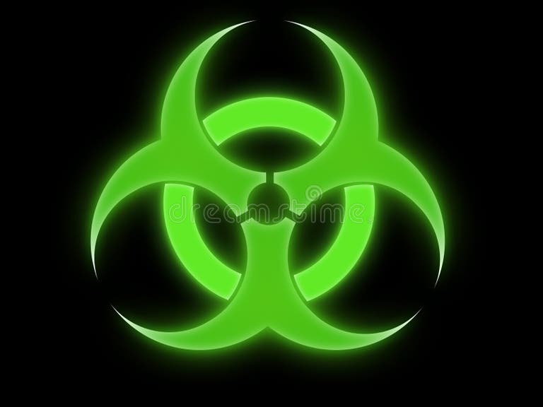 Glowing Biohazard Sign Stock Illustrations – 505 Glowing Biohazard Sign ...