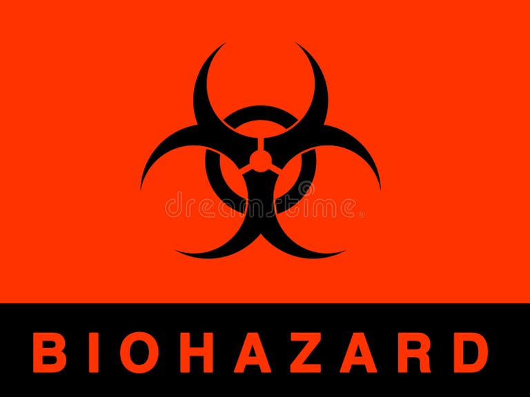White Biohazard Sign Red Stock Illustrations – 2,395 White Biohazard ...
