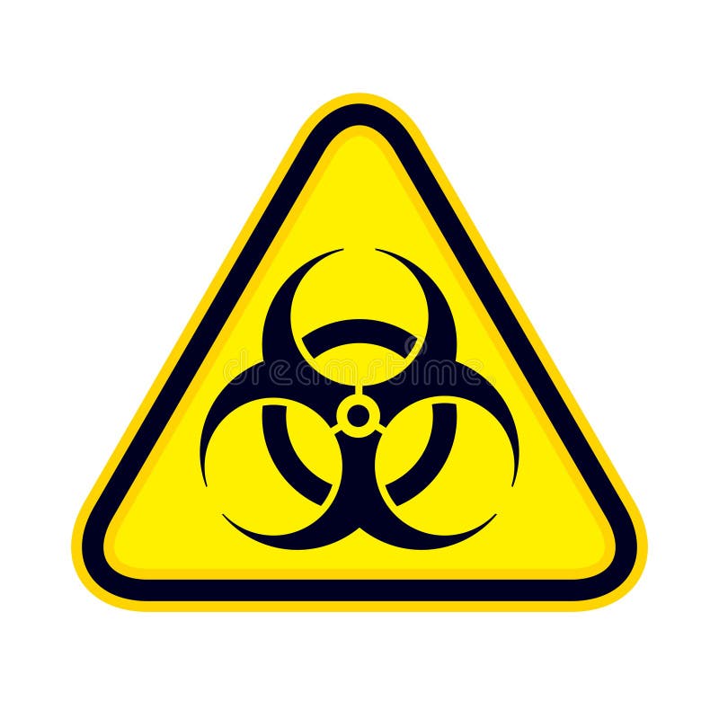 Biohazard Sign (danger Caution Sign). the Pandemic Disease Spread ...