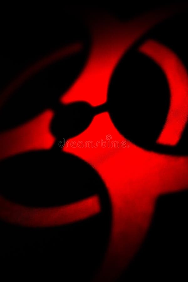 Biohazard Sign on the Digital Screen Stock Photo - Image of environment ...