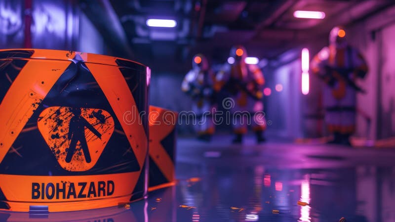 The Biohazard Warning Sign. AI Generated Stock Photo - Image of ...
