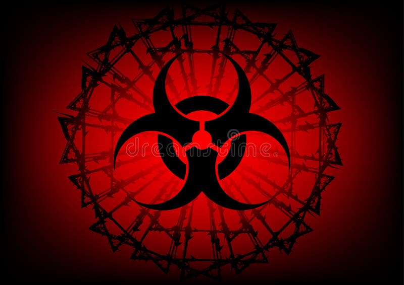 Biohazard Symbol Red Background Stock Illustrations – 3,081 Biohazard ...
