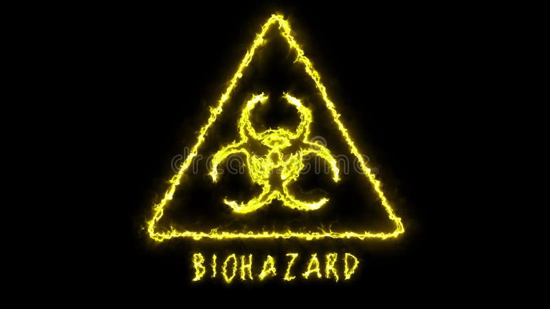 Biohazard Symbol Wallpaper Fire