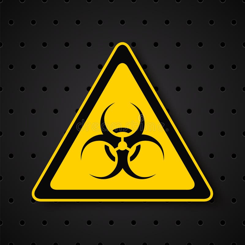 Danger BedBugs Hazard stock illustration. Illustration of yellow - 17328549