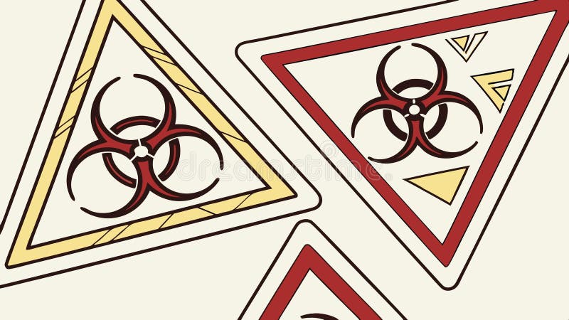 Biohazard Symbol Sign Vector Drawing Stock Illustrations – 1,130 ...