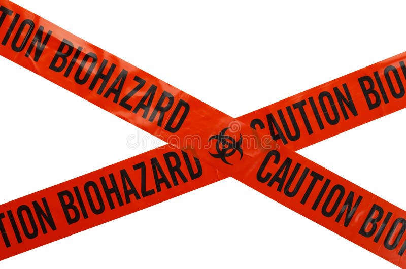 Biohazard Tape stock image. Image of biology, horizontal - 34640269