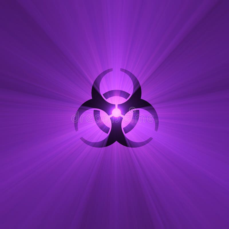 Purple Biohazard Wallpaper