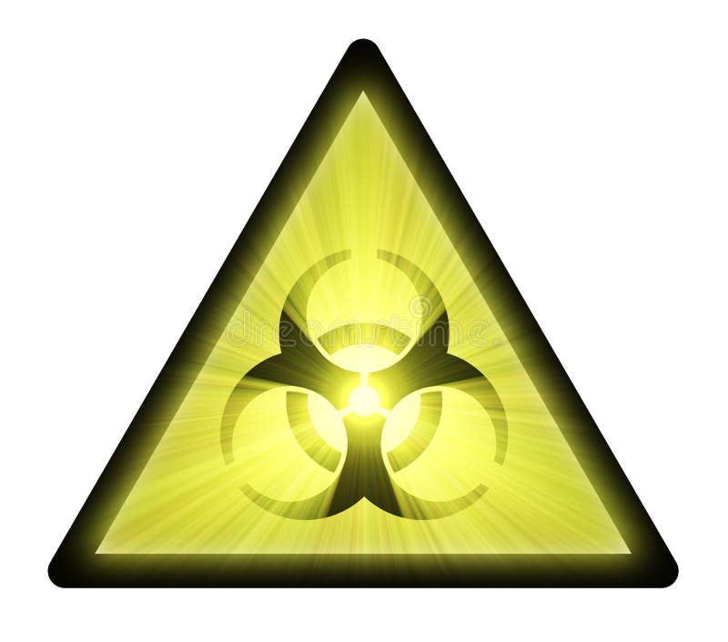 Yellow Biohazard Symbol Triangle Biohazard Symbol Design Icon High Res