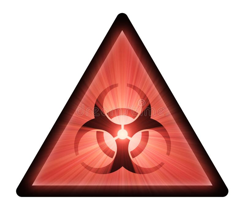 Red Biohazard Sign Printable