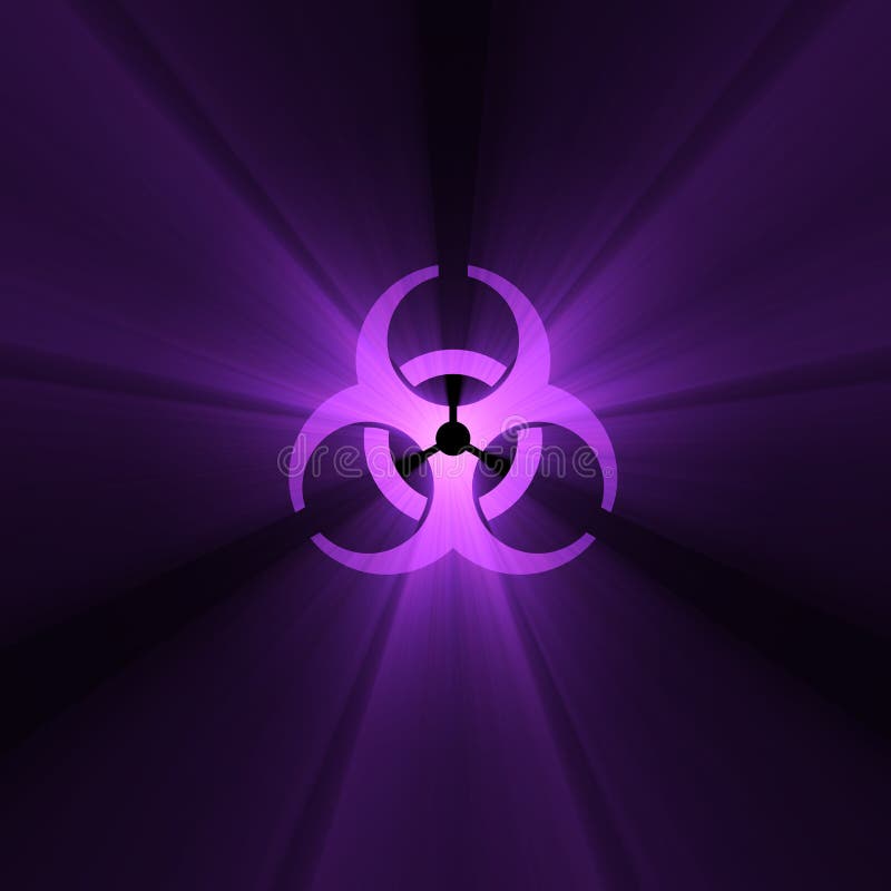 Purple Biohazard Wallpaper