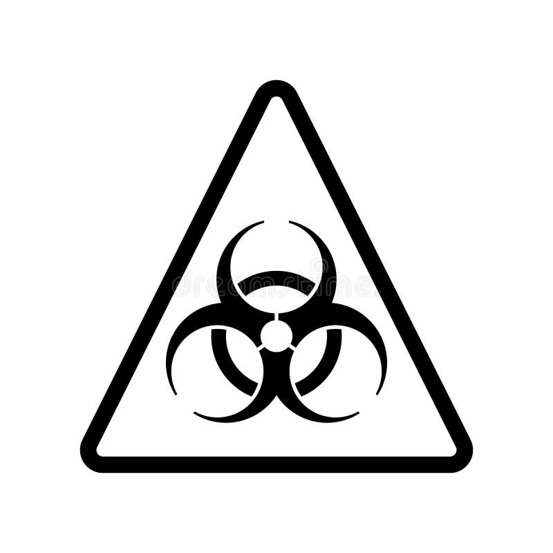Biohazard Warning Symbol Vector Stock Vector - Illustration of symbol ...