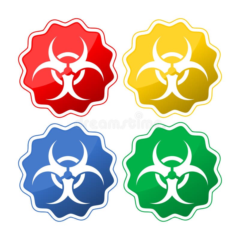 Biohazardpictogram, Biohazard-pictogram Eps10 Vector Illustratie ...