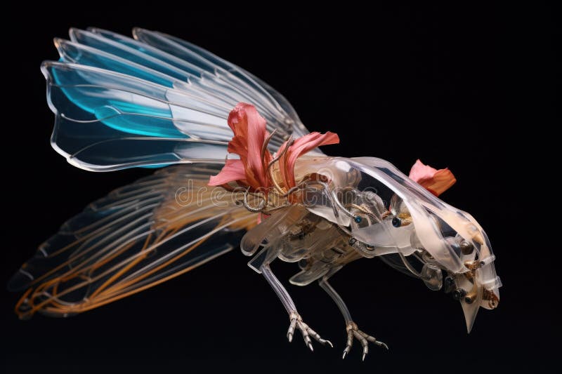 Biohybrid Robot Wing Inspired by Bird Flight Stock Image - Image of ...