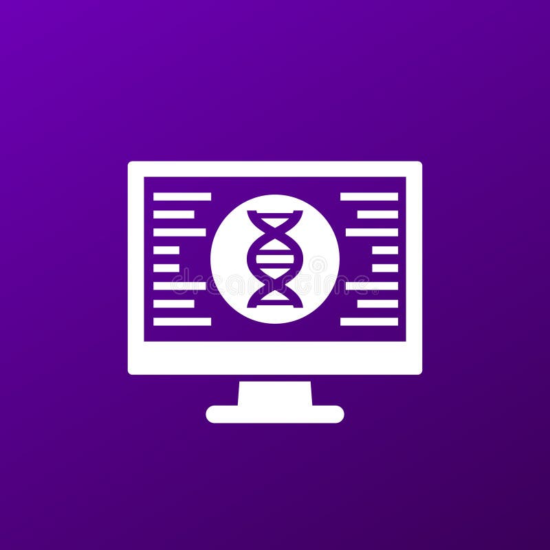 Bioinformatics Icon, Analysis of Biological Data Stock Vector ... Bioinformatics Icon, Analysis of Biological Data Stock Vector ...