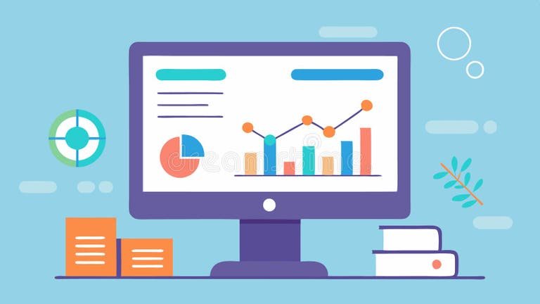 Bioinformatics Software an Illustration Showing a Computer Screen ...