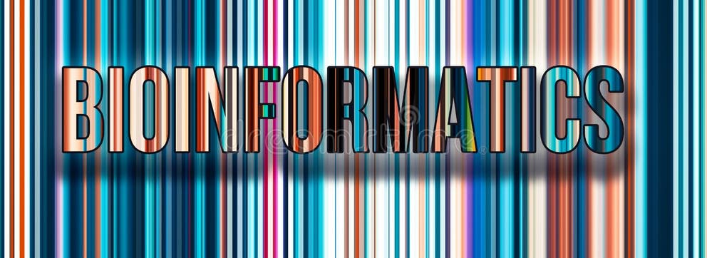 Bioinformatics Theme with Abstract Network Lines Stock Photo - Image of ...