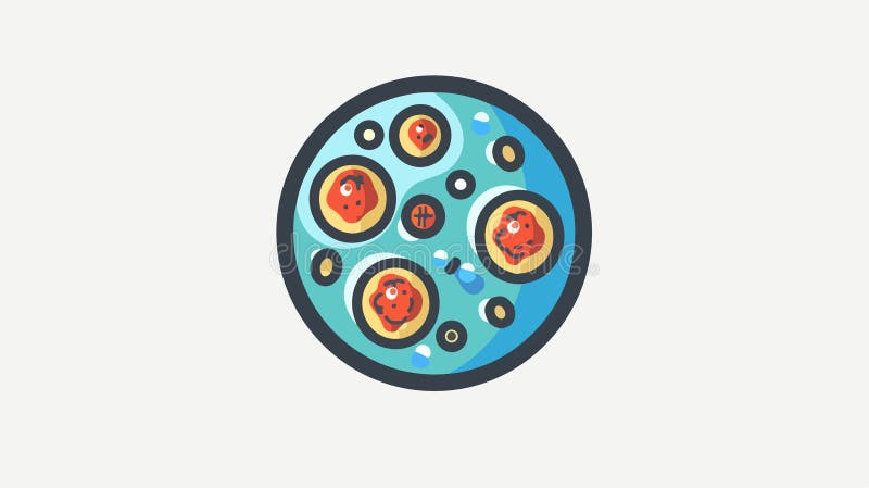 Biologic Cell Icon for Professional Use, Suitable for Web Design Stock ...