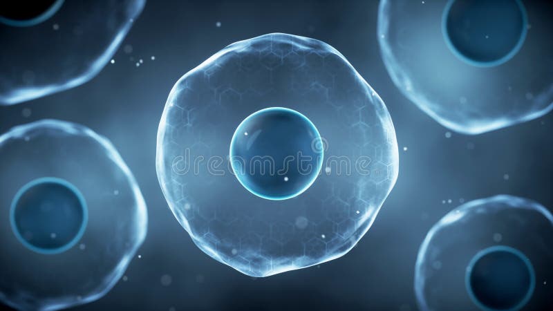Biological Cell with Thin Film, 3d Rendering Stock Footage - Video of ...