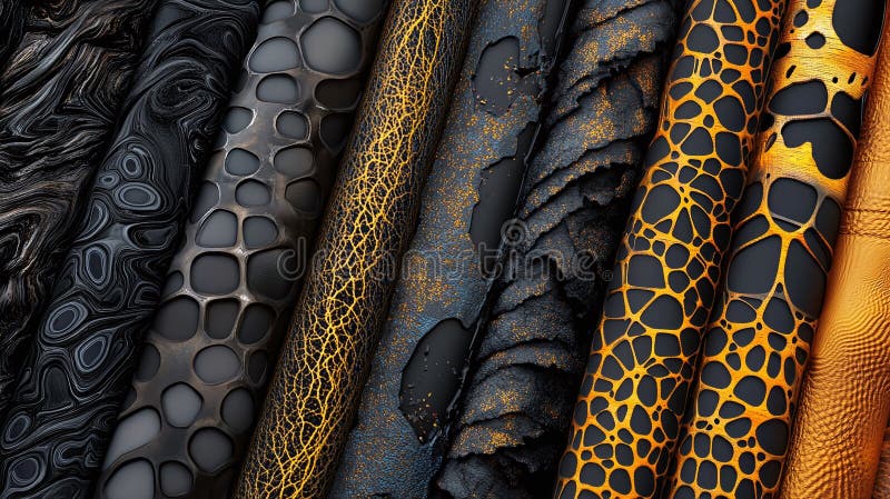 Biological-digital Interface Patterns Featuring Cyborg-like Texture ...