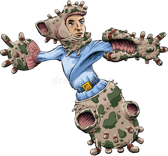 Biological Exoskeleton stock illustration. Illustration of organic ...