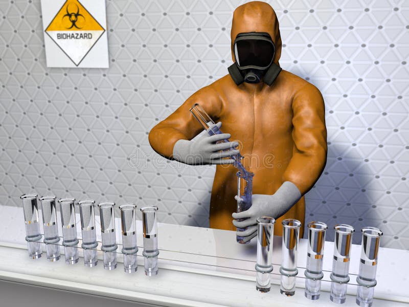 Biological experiment stock illustration. Illustration of equipment ...