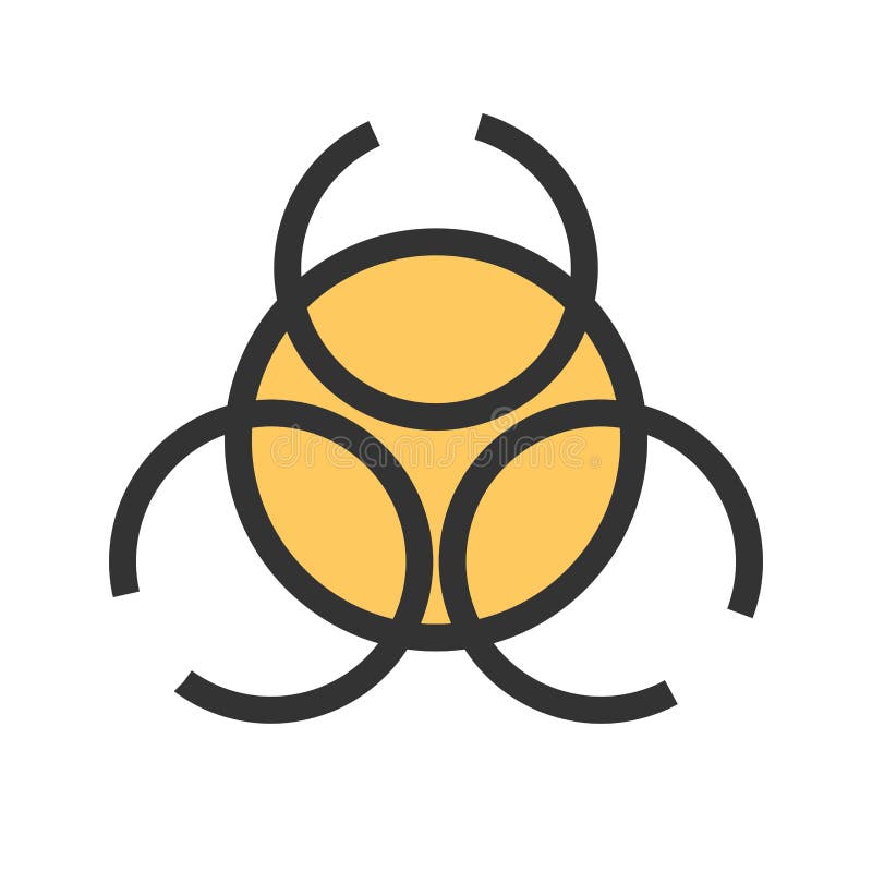 Biological Hazard stock vector. Illustration of safety - 79026146