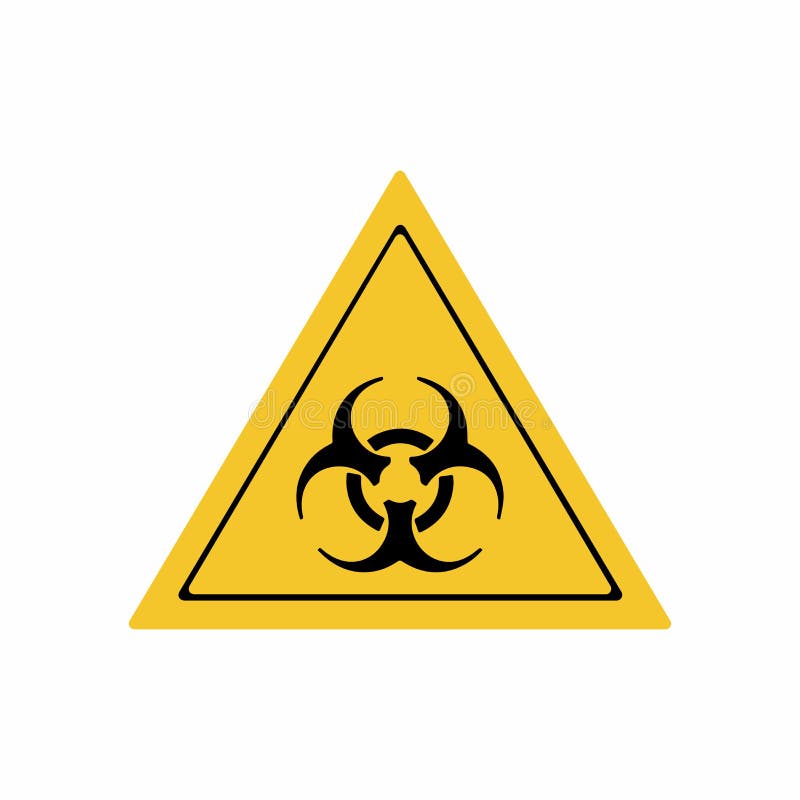 Biological Hazard Sign Vector Design Stock Vector - Illustration of ...