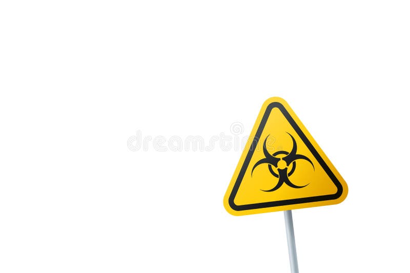 Biological hazard symbol. stock vector. Illustration of hazard - 216836742