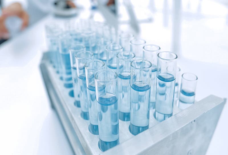 Biological Laboratory Worker in the Background Stock Image - Image of ...