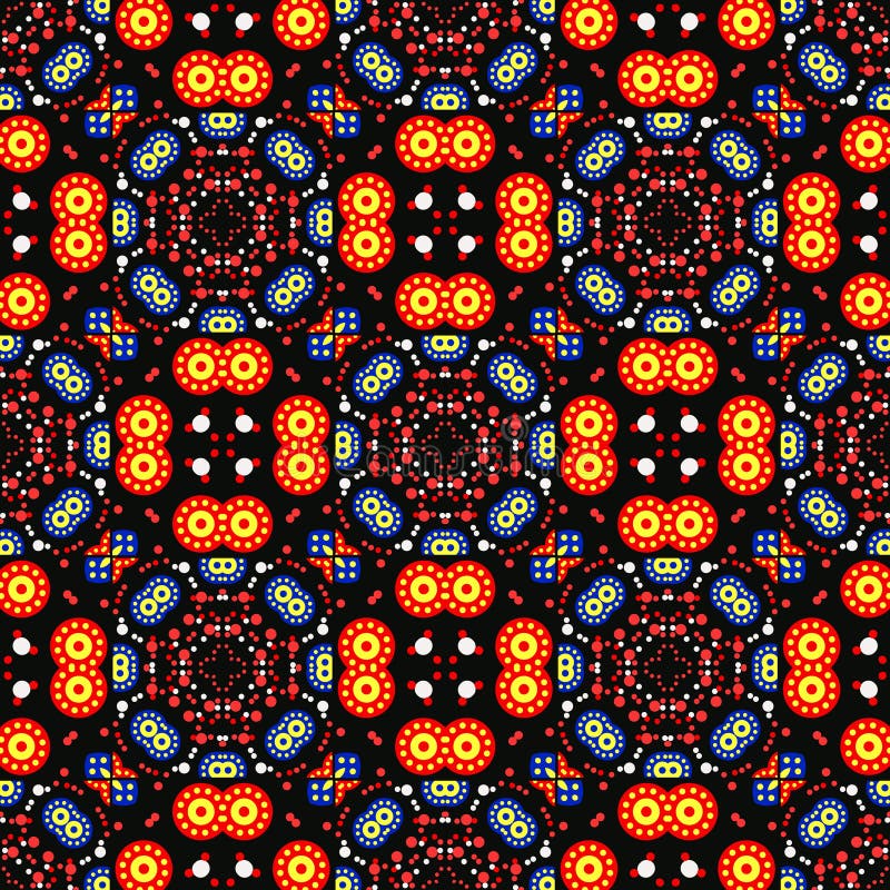 Biological Like Seamless Pattern Stock Vector - Illustration of ...