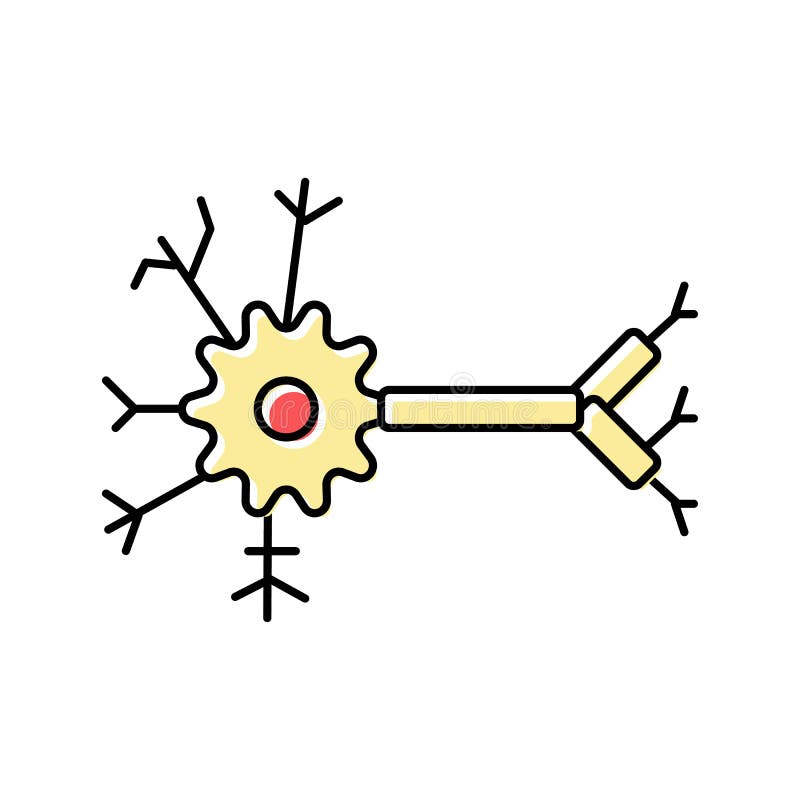Biological Model Neural Network Color Icon Vector Illustration Stock ... Biological Model Neural Network Color Icon Vector Illustration Stock ...