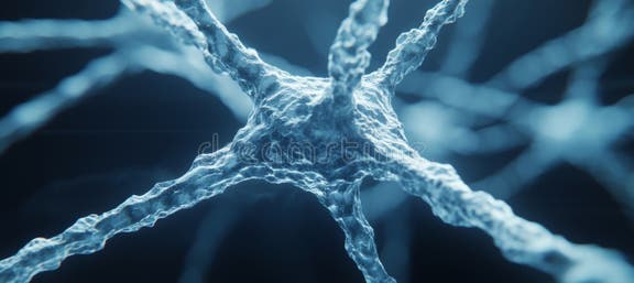 Biological Neural Network, Microscopic View of Neuron Connections ...