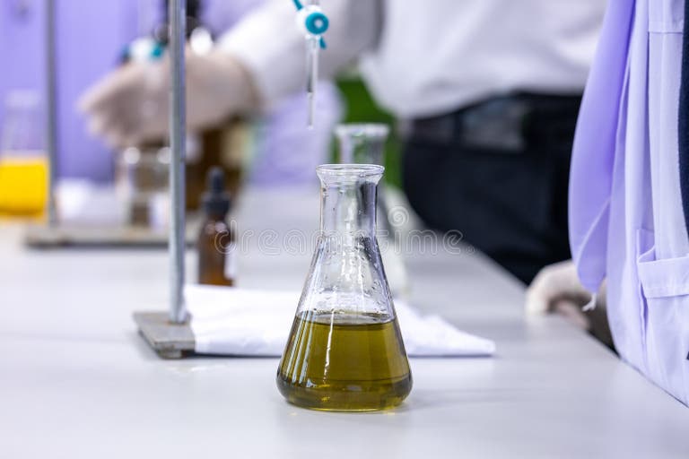 Biological Oxygen Demand BOD Testing Process in Lab. Stock Photo ...