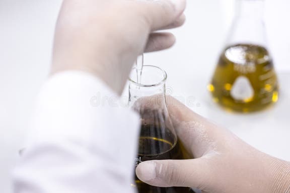 Biological Oxygen Demand BOD Testing Process in Lab. Stock Image ...
