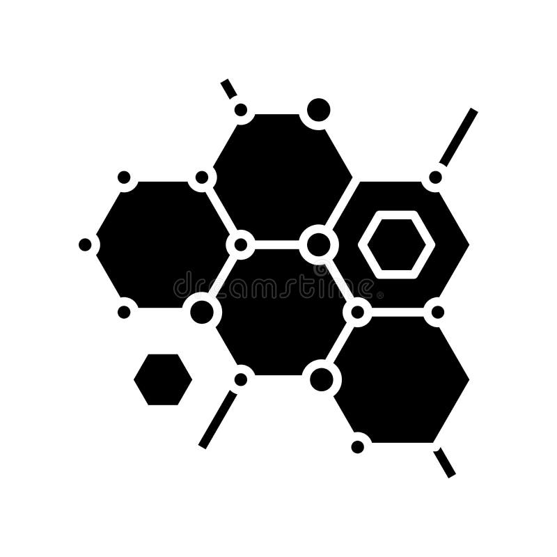 Biological Process Black Icon, Concept Illustration, Vector Flat Symbol ...