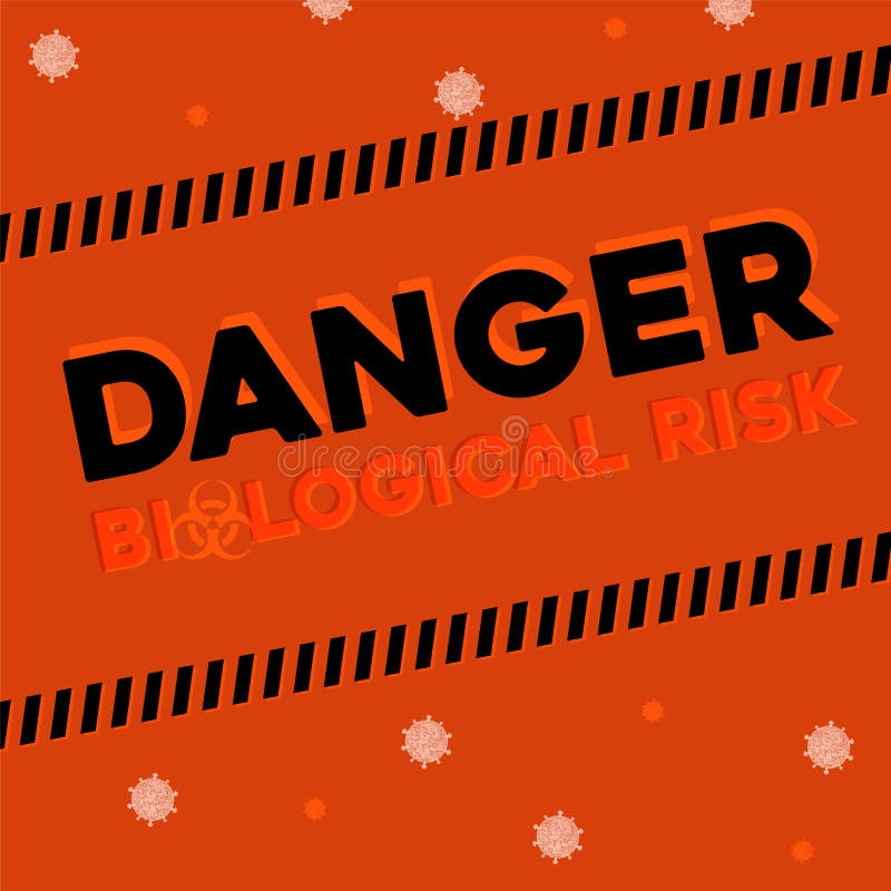 Biological Risk Porter. Coronavirus Stock Vector - Illustration of ...