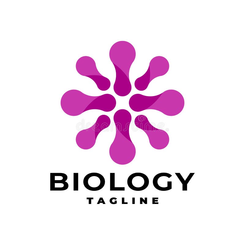 Biological Shape Logo Vector Template. Biology Vector Graphic. Science ...