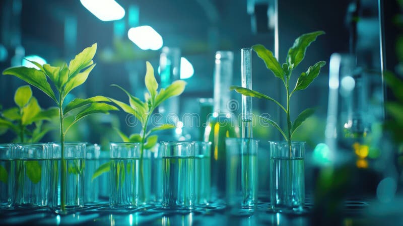 Plant Experimentation in a Laboratory Stock Photo - Image of research ...