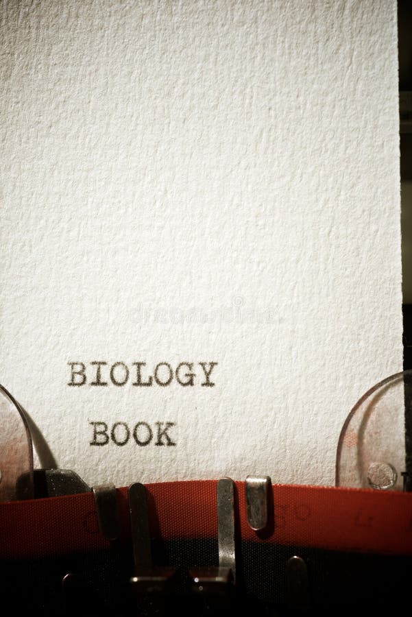 Biology book text stock image. Image of page, concept - 269409459