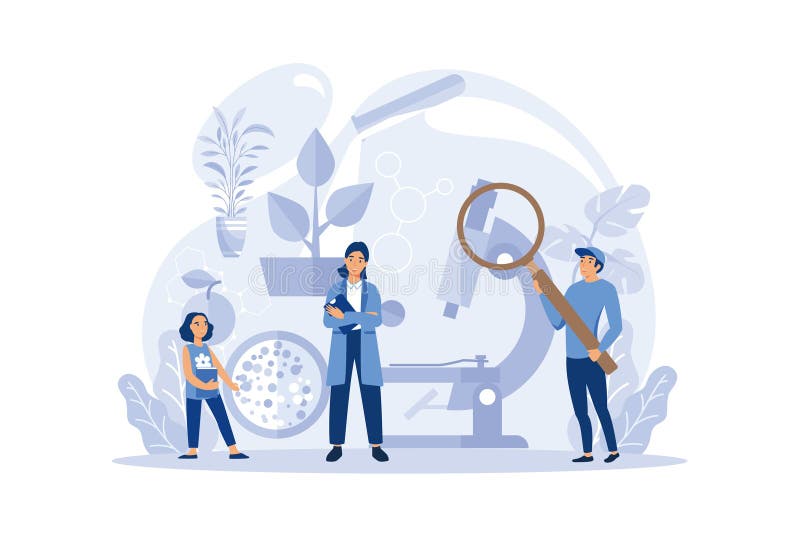 Biology class illustration stock vector. Illustration of subject ...